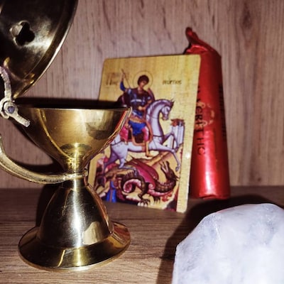 Triptych Orthodox Table Icon,with the Holy Family and the Annunciation ...