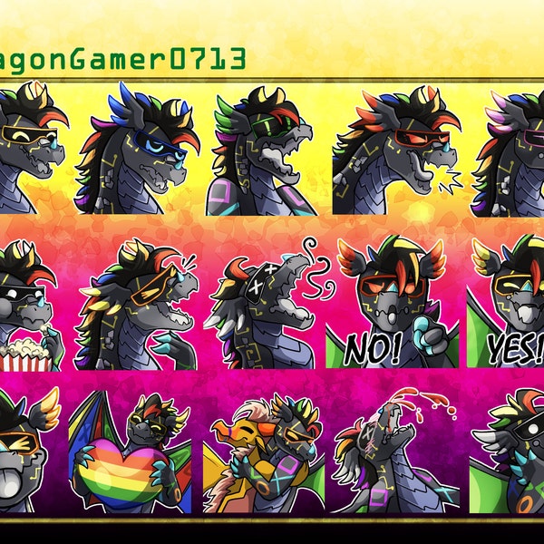 Twitch Emotes - Custom Furry Emotes for Discord / Twitch, Made-to-order ...