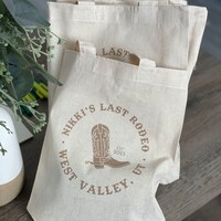 Brides Last Rodeo Tote - Rodeo Bachelorette Party - Brides Last Ride ...