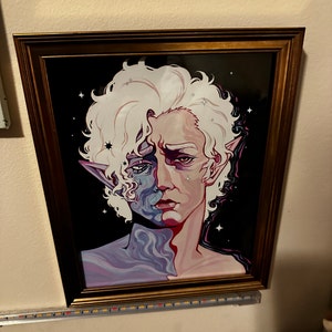 Halsin: the Emerald Archdruid Baldurs Gate 3 Portrait Fan Art Wall ...