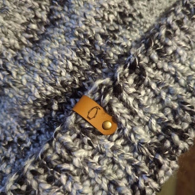 Custom Knitting Tags Set of Personalized Faux Leather Labels for ...