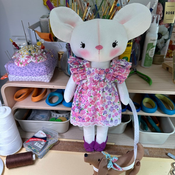 PDF Mouse Digital Sewing Pattern, Easy Tutorial, and Video for You to ...