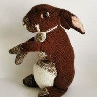 KNITTING PATTERN Black Otter Rex Rabbit - Etsy UK
