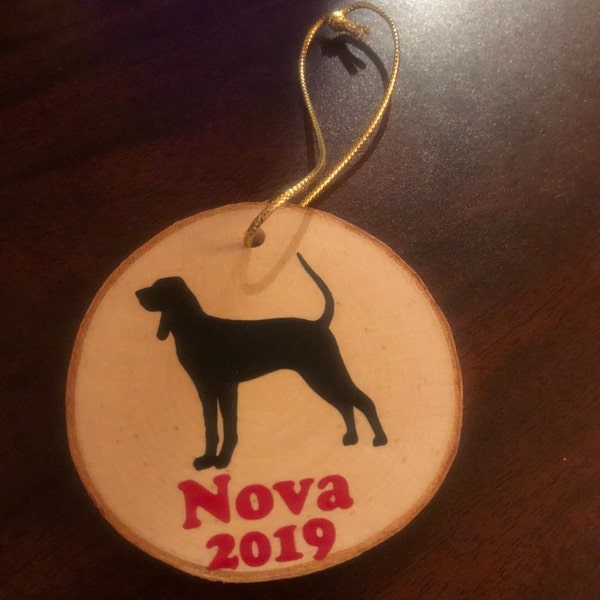 Walker Hound Vinyl Decal - Treeing Dog Coonhound Puppy - Die Cut ...