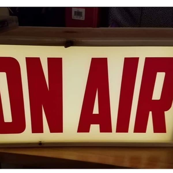 On Air Lighted Sign - on Air Lightbox - Lightbox on Air Light Box - on ...