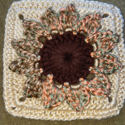 CROCHET PATTERN loopy Lily Granny Square Instant Download - Etsy