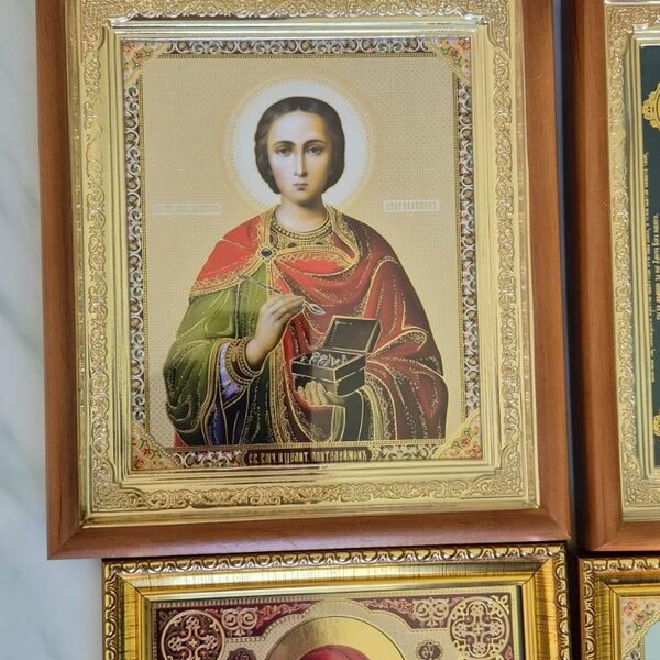 Orthodox Icon Icon of Jesus Christ Icon of the Virgin Greek Icon Greek ...