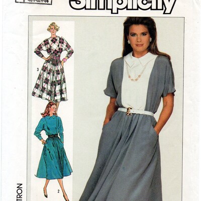 Simplicity Sewing Pattern 8845 From 1994. Misses Tops With Shaped ...
