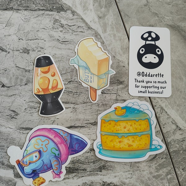 Popsicle Stickers - Transparent Stickers - Popstickles - Butter ...