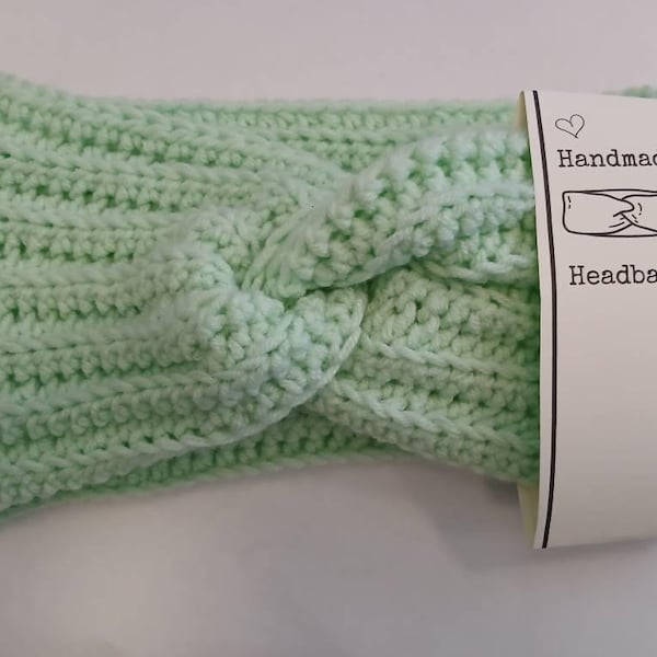 PRINTABLE Headband Labels, Crochet Ear Warmer Tags, PDF Download, DIY ...