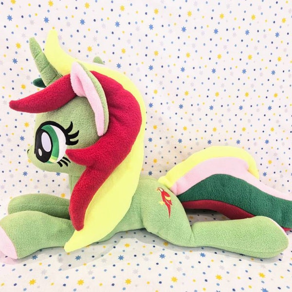 Pony Mare Laying Reclining Plushie Sewing Pattern 05 Minky Stuffed ...