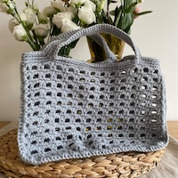 DIY Crochet Bag Pattern: Emilli Lego Bag, Crochet Bag, Cute, Easy Tote ...