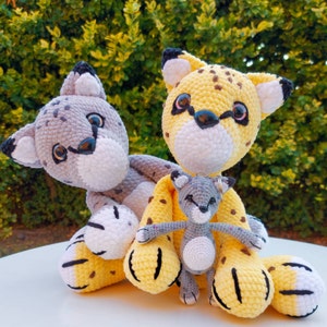 Snow Leopard Crochet Pattern Cheetah Crochet Pattern Cat - Etsy