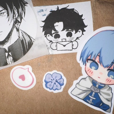 Sorcerer Students Anime Chibi Vinyl Stickers / Die Cut / Glossy ...