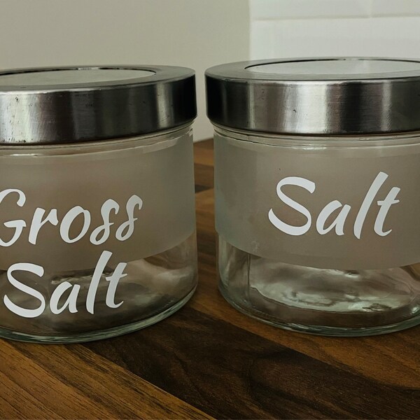 Spice Jar Labels | Spice Jar Labels, Herb and Spice Jar Decals | Vinyl ...