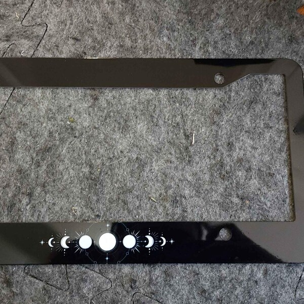 Green Jade License Plate Frame, Bling License Plate Frame, Dark Green ...