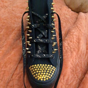 Spiked Converse Chuck Taylor Shoes - Etsy