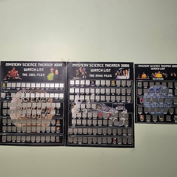 MST3K Watch List (the Return) Scratch-off Poster - Etsy