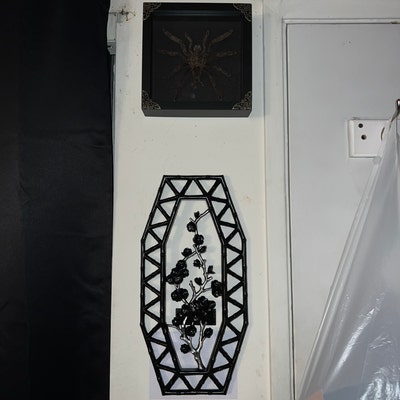 Dark Cottagecore Mirror, Rose Garden, Princess Mirror, Large Black ...