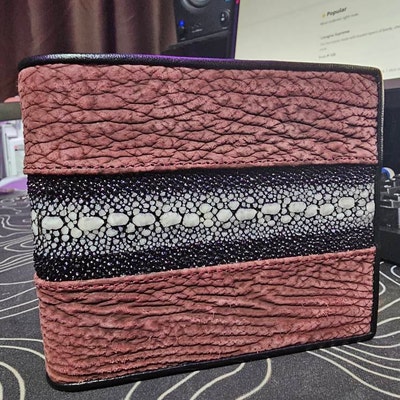 Ostrich Wallet Genuine Ostrich Leather Wallet Tan Ostrich - Etsy