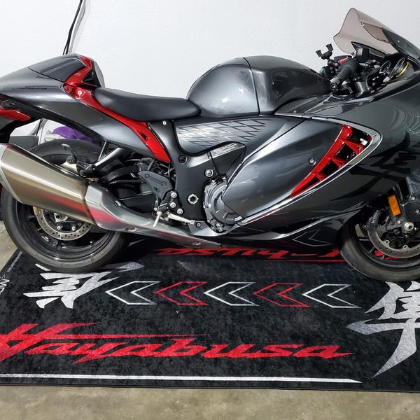 Yamaha MT-07 Motorcycle Personalized Rug Accesorries Floor Bottom Pit ...