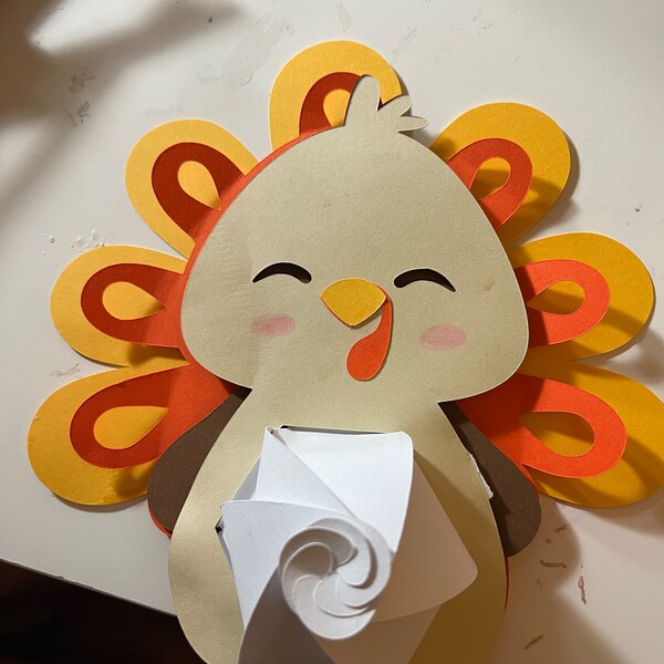 Cut File Set Turkey and Pumpkin Holder/ Thanksgiving Day - Etsy