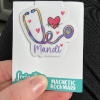 Magnetic Bookmark Stethoscope With Custom NAME - Etsy