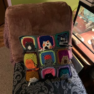 Many Cats Square ENGLISH Crochet Pattern PDF Granny | Etsy Canada