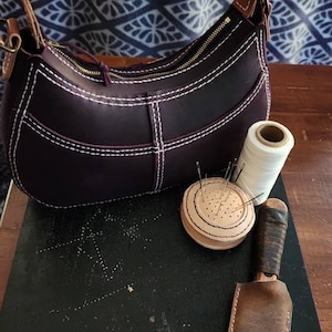 Shoulder Bag Leather Pattern PDF Leather Purse Digital - Etsy