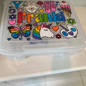 Camp Themed Caboodle Hand-painted Personalized Caboodle - Etsy