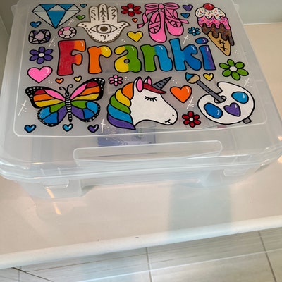 Camp Themed Caboodle Hand-painted Personalized Caboodle - Etsy