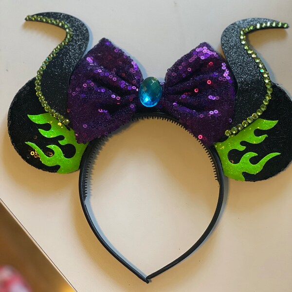 Sorcerer Minnie Mickey Mouse Ears, Fantasia Ears, Character Ears, Magic ...