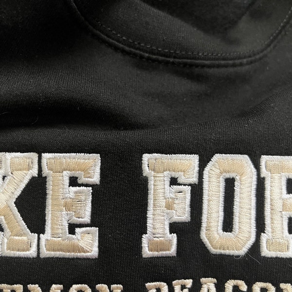 Custom College Embroidered Sweatshirt/ Hoodie | A Thoughtful Graduation ...