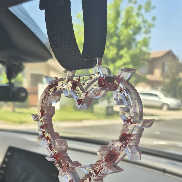 Custom Tsurikawa - BARBWIRE HEART - Etsy