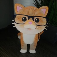 Cat Eyeglass Holder Digital File SVG for Laser 3D - Etsy Canada