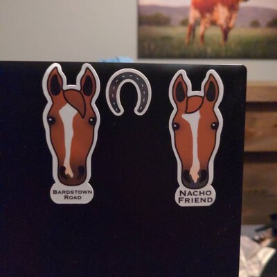 Custom Horse Sticker With Name, Horse Stickers, Gift for Equestrian ...