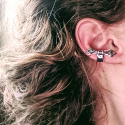 Silver Ear Cuff Quiver and Arrows Ear Cuff Silver Arrow Jewelry Gift ...