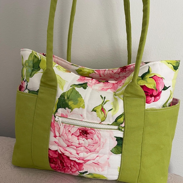 Organizer Bag Sewing PDF Pattern, Purse Organizer Pattern, Tote ...