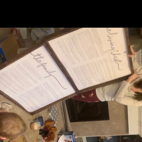 Horizontal Living Christ Print- on Premium Paper- Cursive- LDS - Etsy