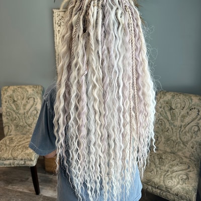 Synthetic Dreads Extensions Thick Dreads Full Set. Crochet Curly Dreads ...