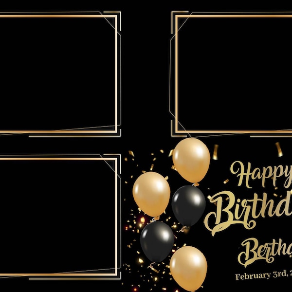 Silver & Red Graduation Photo Booth Tempalte - 2x6 Photo Strips ...