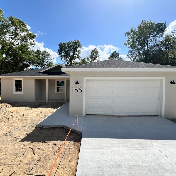 Extra Large Metal Address Numbers | up to 36" Inch Individual Numbers ...