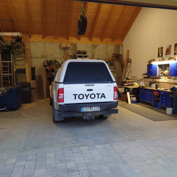 Toyota Sticker Hilux Tailgate Rear Door Decal Pick up D4D Mk3 Kit 2.5 ...