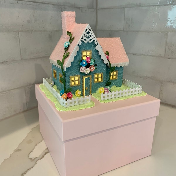 Putz House DIY Kit Pre-cut Easy to Assemble 5 Tall - Etsy