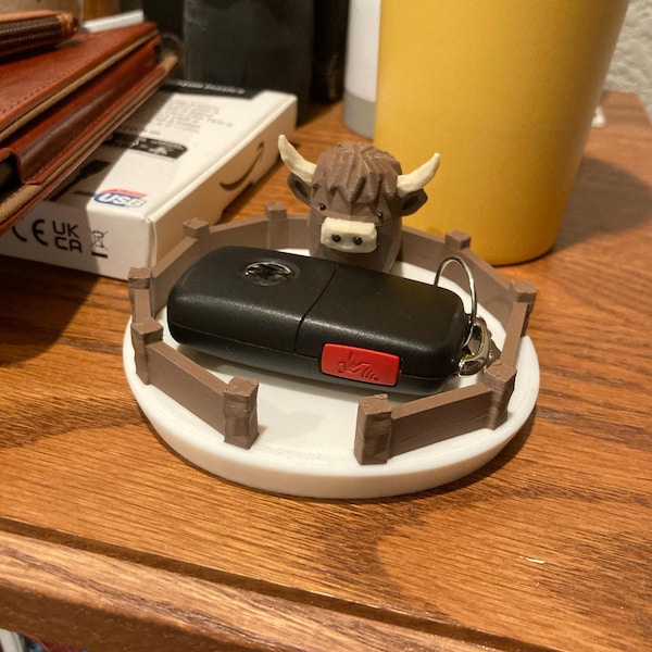 Highland Cow Ring Dish - Unique Cute Ring Holder for Ring Display ...