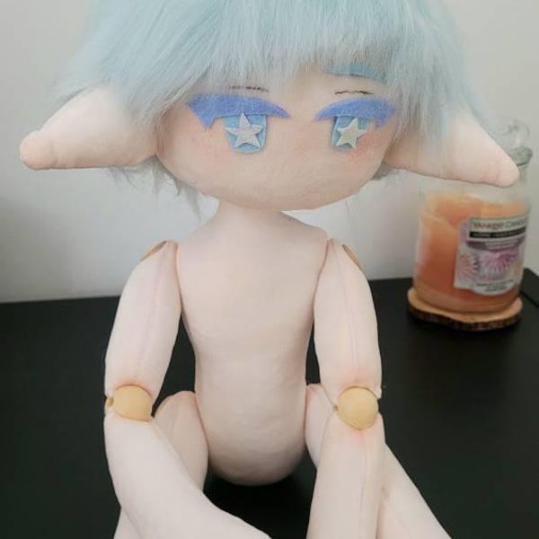 Hand Made Ball Jointed Poseable Plush Doll 60cm Customizable - Etsy