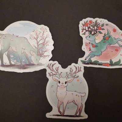 Cute Mythical Creatures, Pt 2 Stickers or Prints 6x6or8x8 Approx Dragon ...