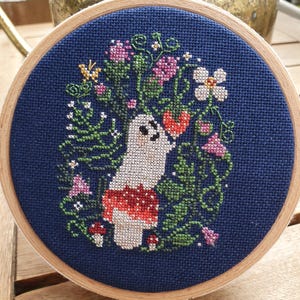 Stitching Sisters Cross Stitch Pattern, Halloween Color Chart, Creepy ...