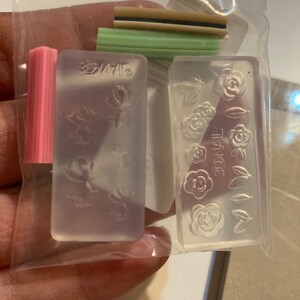 TINY Moons & Stars Clear Silicone Mold | Etsy