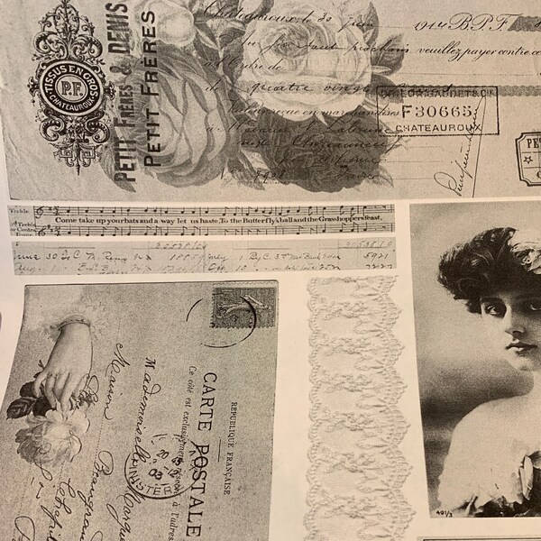 DIGITAL Vintage Railway Ephemera // Railroad // Junk Journal Supplies ...